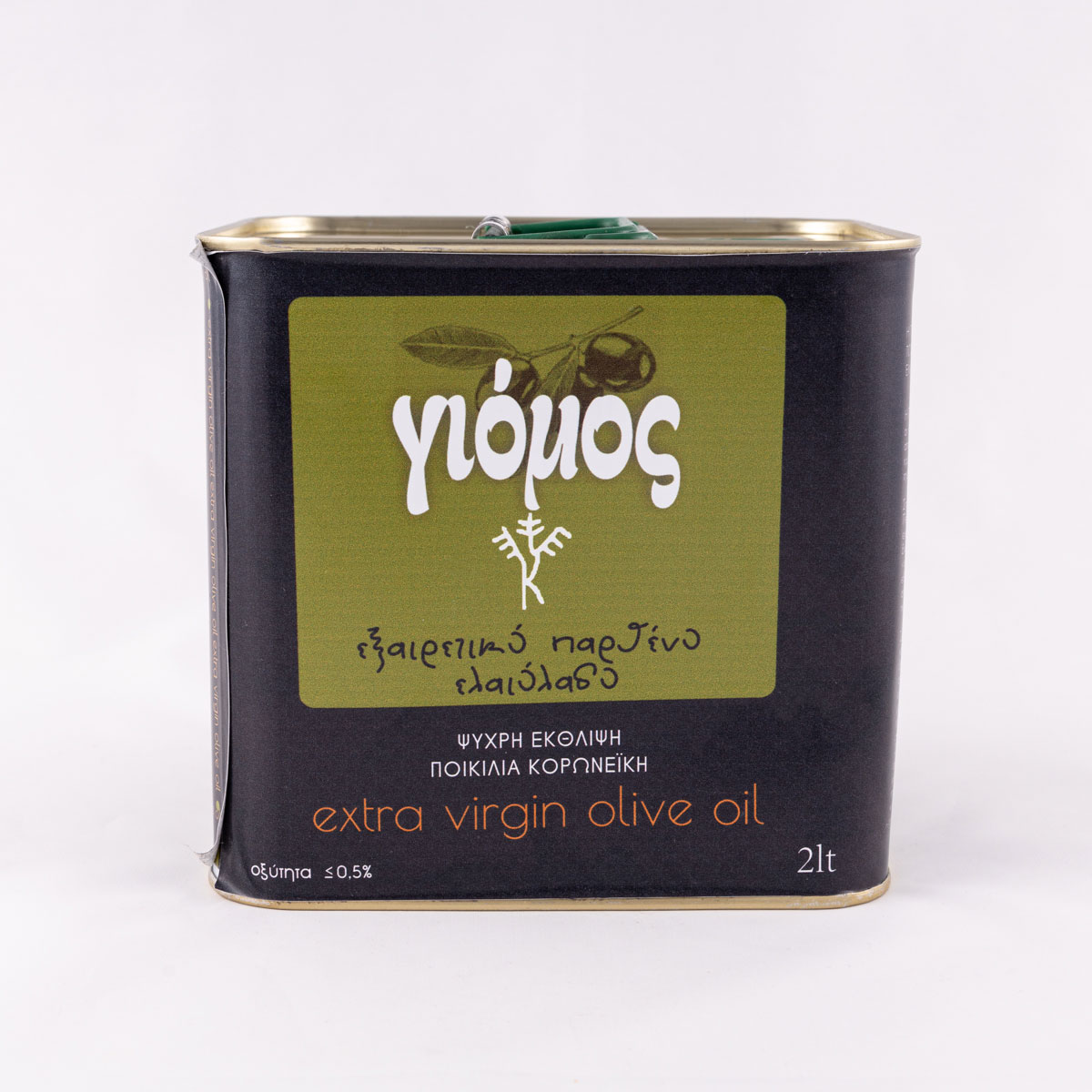 Ελαιόλαδο εξαιρετικό παρθένο, Μεσσηνία 2kg - Γιόμος